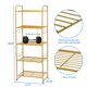 5-Tier Kitchen Storage Shelf Heavy Duty Storage Stand Adjustable Shelf ...