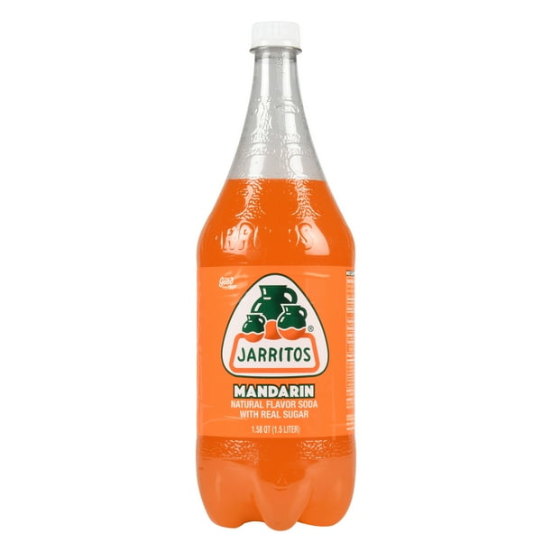 Jarritos Mandarin Soda, 1.58 QT (1.5 Liter), 1 Count - Walmart.com