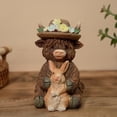 Avdolw Pastoral Cattle Resin Figurine Creative Household Ornament ...