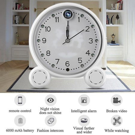 Clock Remote Control Alarm 960p Cloud Storage Wifi Camera Motion ...