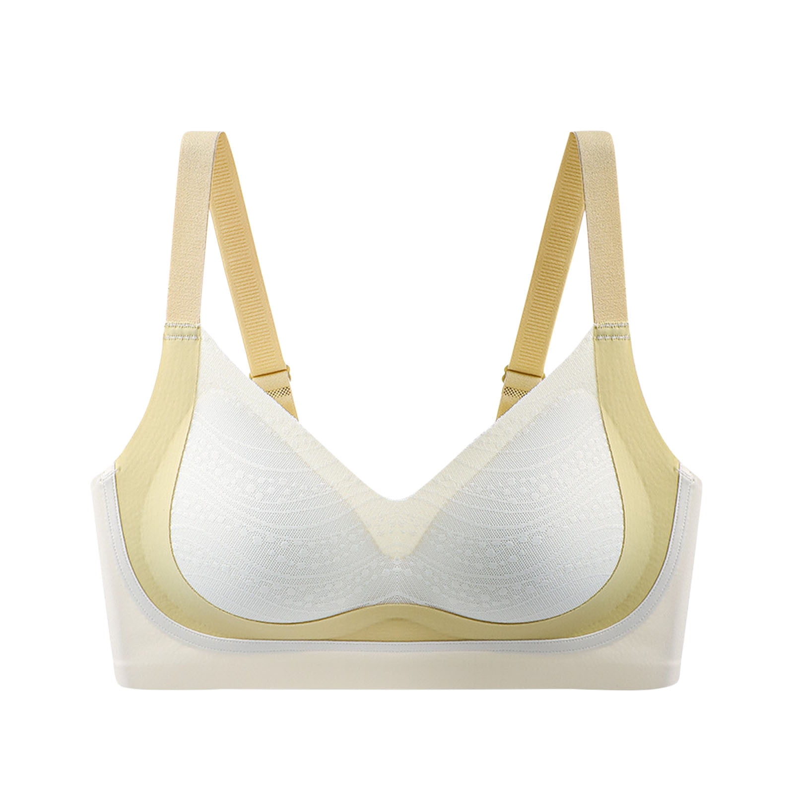 Click here for Cfhntfmh Wireless Bras For Women Soft V Neck High... prices