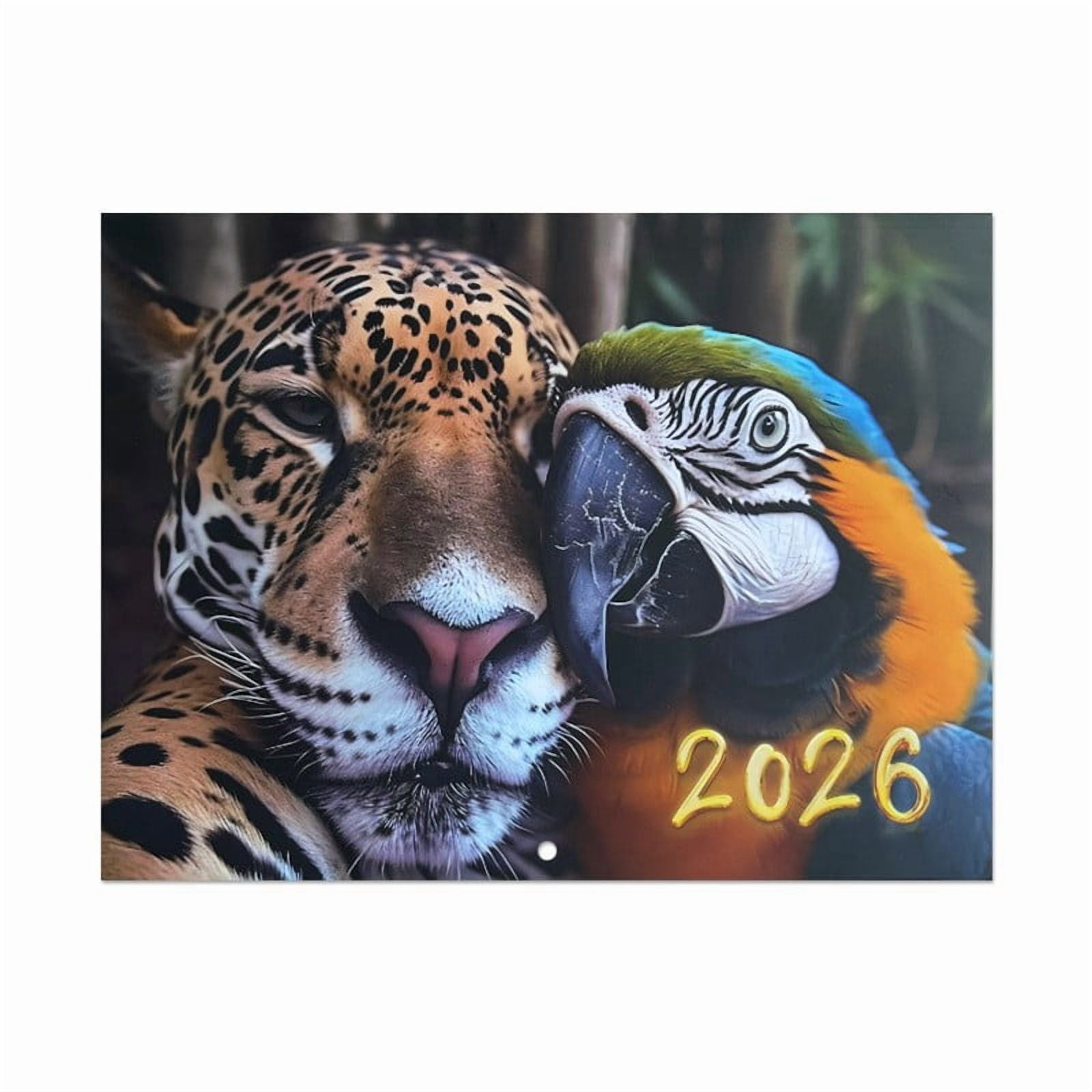 Herunwer 2025 2026 Macaws Calendar - African Birds Monthsly Wall ...