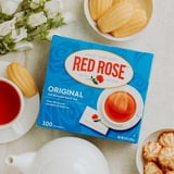 Red Rose Original Full Flavored Black Tea Bags, 8oz Box, Promotes ...