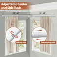 2PC Corner Curtain Rod, 1 Inch Heavy Duty Metal L Shaped Corner window ...
