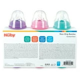 Nuby Non-Drip Standard Neck Baby Bottle, 10 fl oz, 3 Count, Multicolor ...