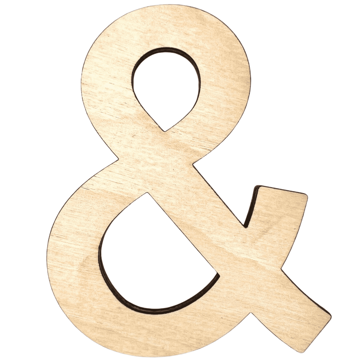 8" Tall MDF Letter & | 1/4" Thick Birch | Krafty Supply Letters | Arial ...