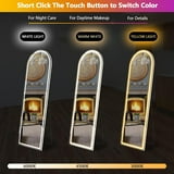 Arched Full Length Mirror with LED Lights, 71"x26" Lighted Floor ...