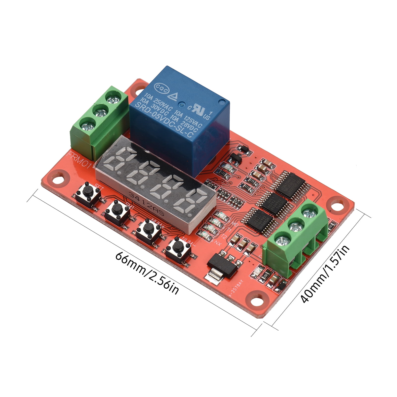 Buy Docooler FRM01 Relay Module Timing/Delay/Cycle/Self-lock Multi-function Relay Control PCB ...