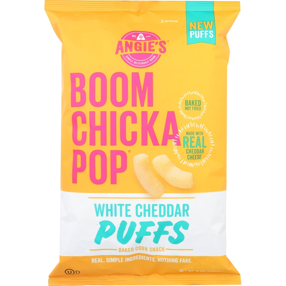 Angie's Boom Chicka Pop White Cheddar Puffs, 6 Oz. - Walmart.com ...