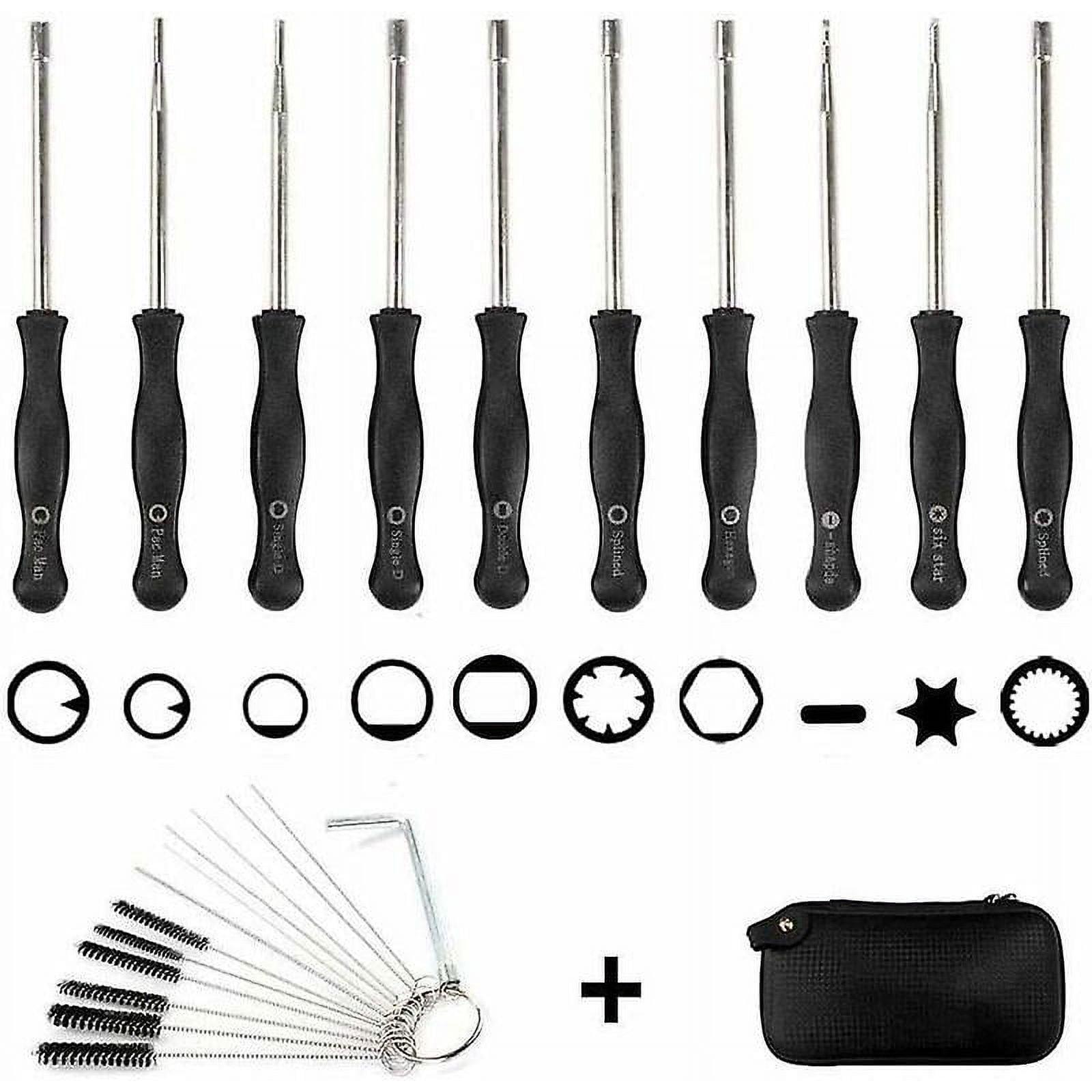 10 Carburetor Screwdriver Set + EVA Bag + Cleaning Brush, Carburetor ...