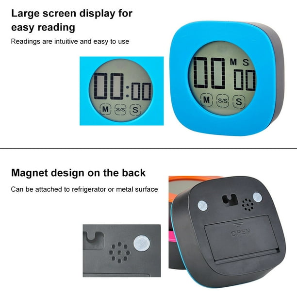 Countdown Timer Study Digital Display Count Up Stopwatch Touch Operated ...