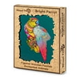 Wood Trick Bright Parrot 155 Piece Wooden Jigsaw Puzzle for Kids and ...