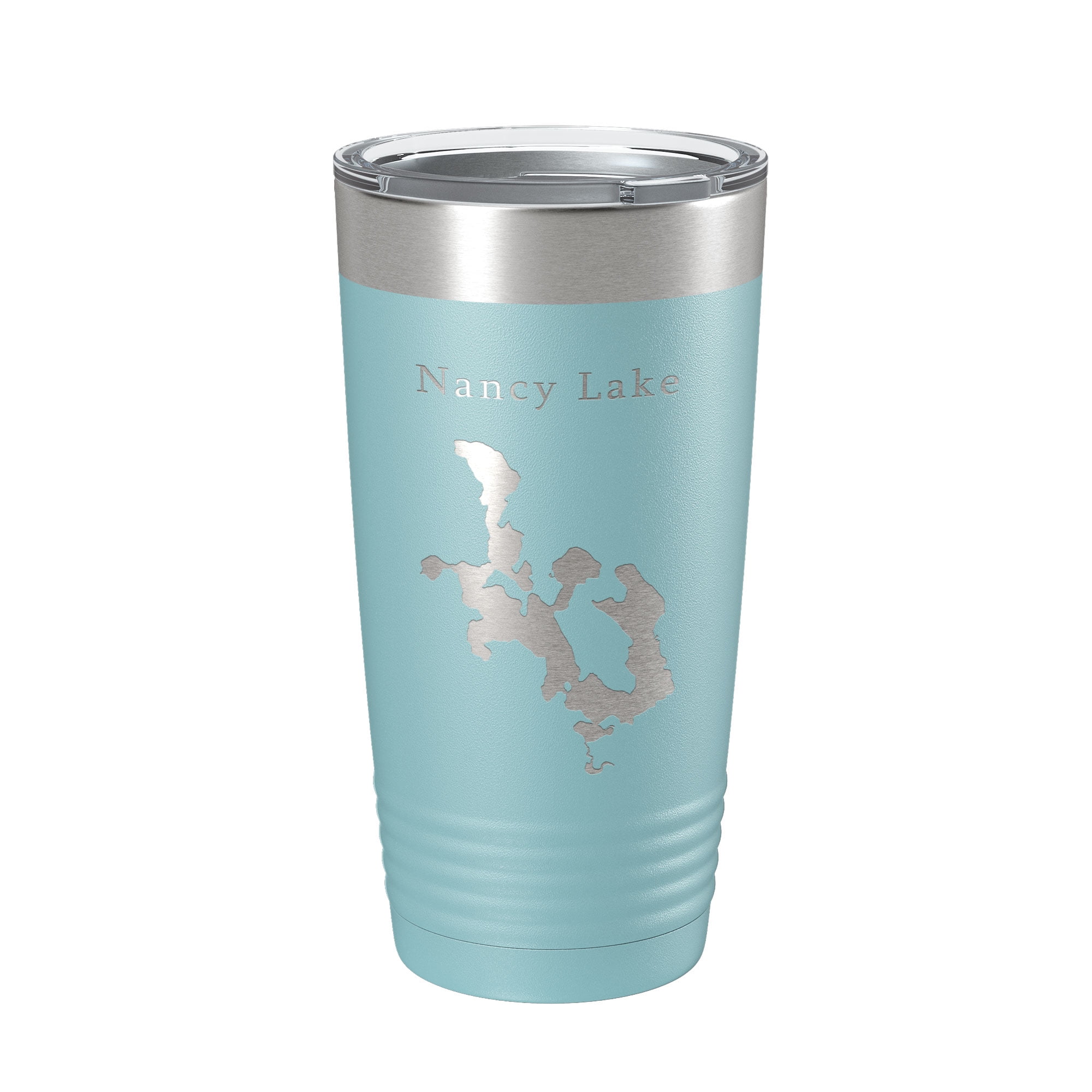 Nancy Lake Map Tumbler Travel Mug Insulated Laser Engraved Coffee Cup ...