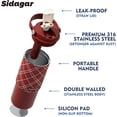 Sidagar 26 fl oz Stainless Steel Insulated Water Bottle with Handle ...