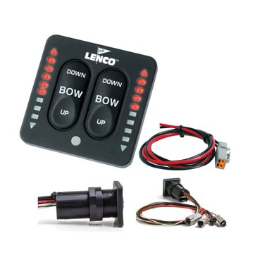 Lenco Marine 15171-001 LED Integrated Tactile Switch Kit (Dual ...