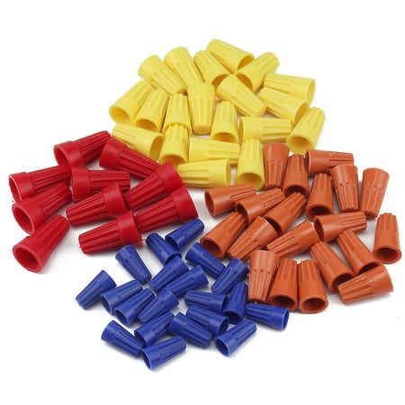 70pcs With Spring Insert Wire Caps Kit Electrical Wire Connectors ...