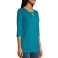 Hanes Lightweight Keyhole Tunic (Women's) - Walmart.com
