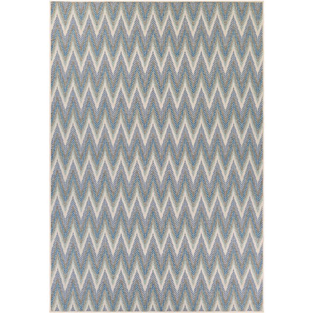Couristan Monaco Avila, Ivory-Sand-Azure Rug - Walmart.com