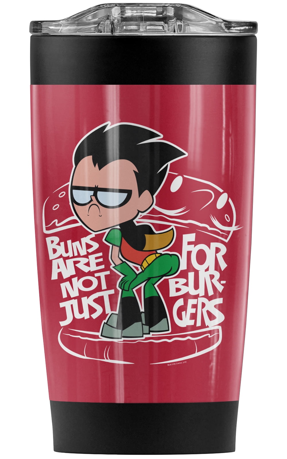 Teen Titans Go! Robin Buns Stainless Steel Tumbler 20 oz Coffee Travel ...