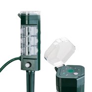 Intermatic EJ600 120 Volt Indoor Digital Astro In-Wall Timer, White ...