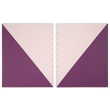 TUL® Discbound Notebook Covers, Letter Size, Pink/Purple, Pack of 2 ...
