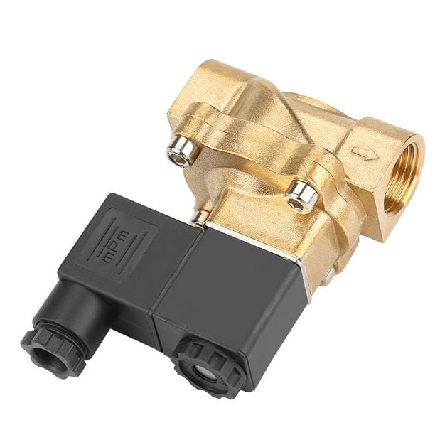 Electric Water Valve Normally Closed Valve Compact Wide Application Pilot Solenoid Valve G1/2 ...