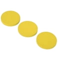 Durable Aluminum, 50PCs Yellow Wooden Discs for Crafts, Pre-punched ...