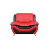 MHF-Red White Leather 3PC Sofa Set Contemporary Living (FREE SHIPPING ...