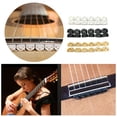 12Pcs Plastic Guitar String Ties Bridge Beads, 3 Hole Guitar String ...