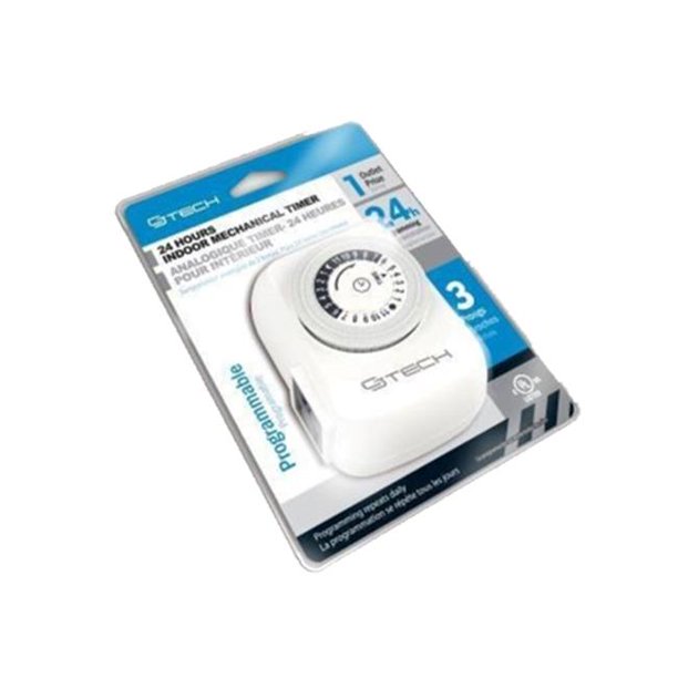 CJ Tech 2-Outlet Indoor 7-Day Digital Timer - Walmart.com