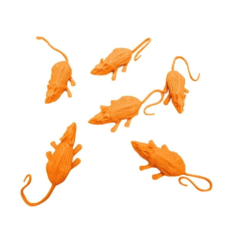 Halloween Decoration Supplies Tricky Toys Scary Mice 6 Into Soft ...