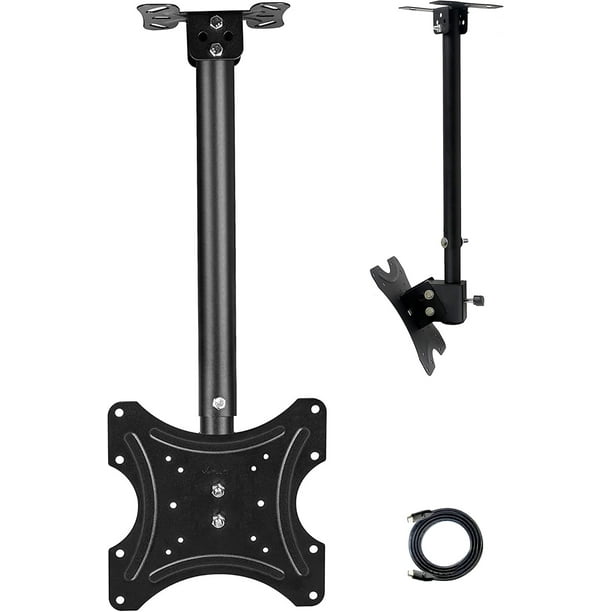 Ceiling TV Mount,TV Ceiling Mount Adjustable Bracket Fits Most LED, LCD ...