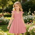 MEZZALL Girls Flower Printed Tie Strap Dress Tweens Lightweight Summer ...