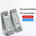 2 PCS Portable Laptop Stand Mini Zinc Alloy Laptop Feet Lifter Foldable ...