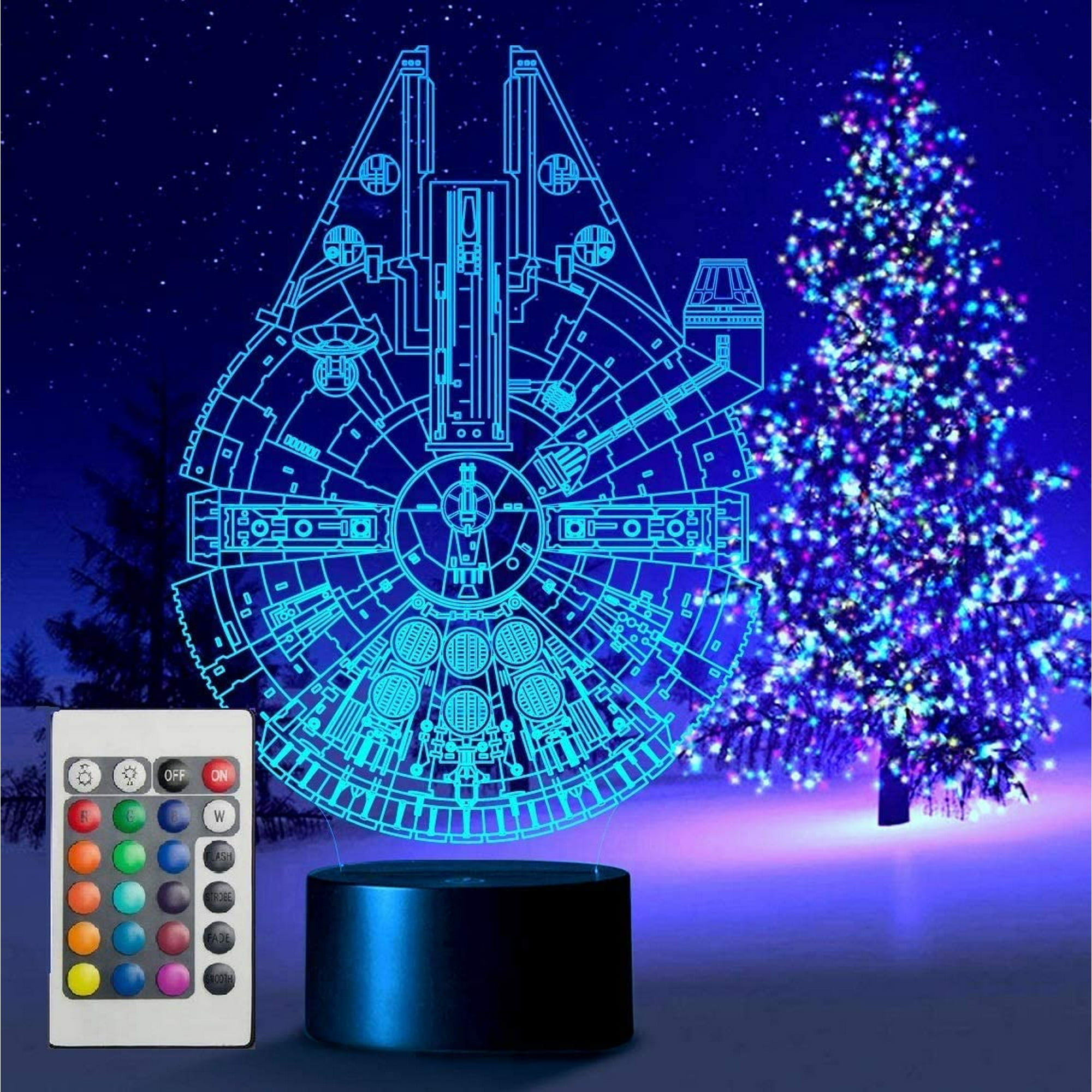 Click here for Fybto Multi-Colored 3d Millennnium Falcon Light St... prices