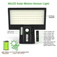 JESLED 90 LED Solar Outdoor Motion Light With Remote - Walmart.com