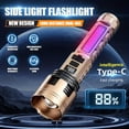 Rechargeable Flashlights 3 Pack with Digital Display, USB-C LED ...