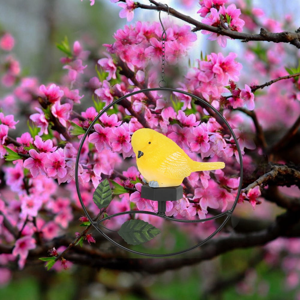 Luz de Energía Solar Jadeshay Lámpara Colgante Impermeable para Pájaros ...