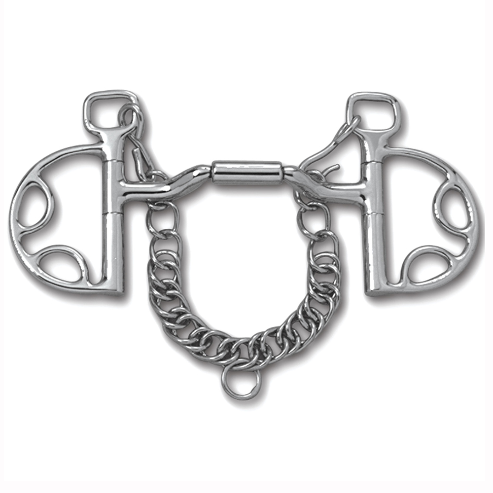 5365 5 in Myler Horse Bit Kimberwick Stainless Steel Forward Tilt ...