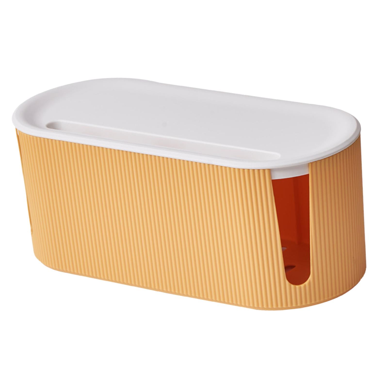 Cable Management Box-Hide Wires & Box, Cord Holder, for Desk Computer ...