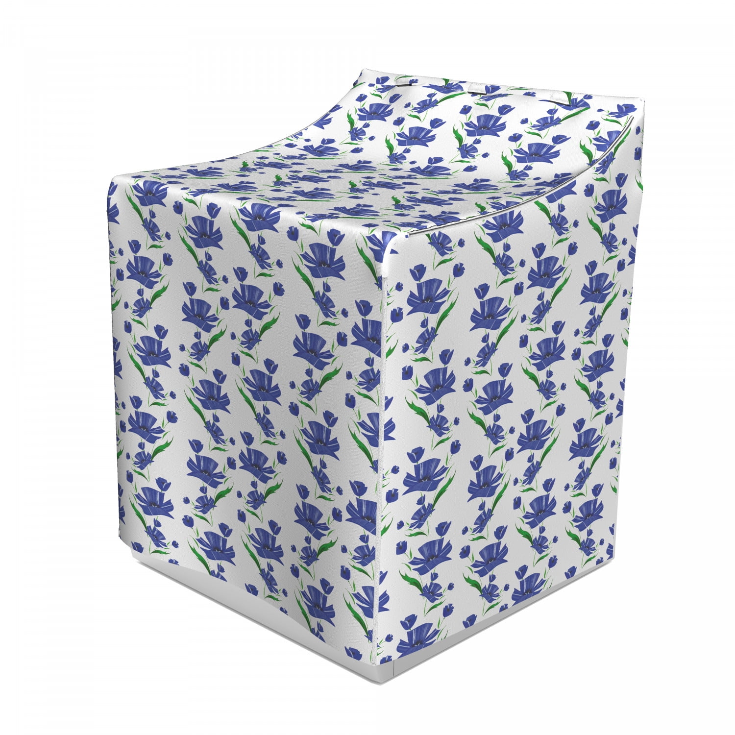 Watercolor Flowers Washer Cover, Cornflower Feng Shui Style Blossom ...