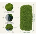 Artificial Moss Mat, Realistic Green Fake Moss Roll for Crafts, Gardens ...