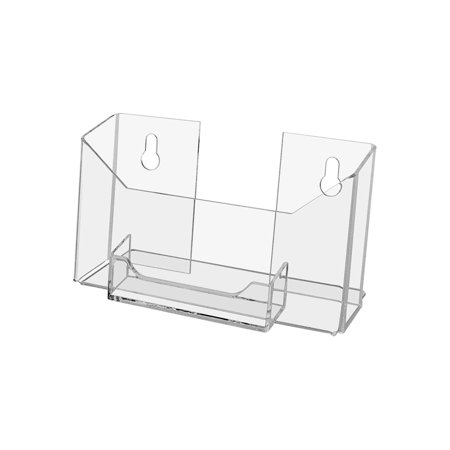 Marketing Holders 6â€ W Postcard Holder with Business Card Attachment ...