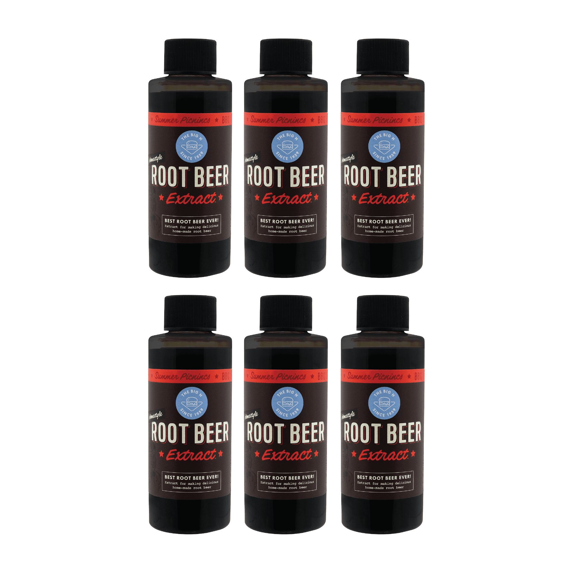 Hires Big H Root Beer Extract, Root Beer Soda and Dessert Syrup, 4 Fl ...