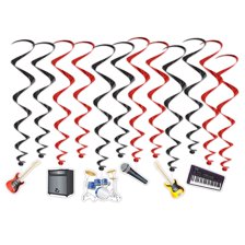 Danglers - Musical Notes Whirls 30 inches - Party Decoration - 3 per ...