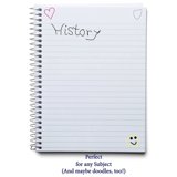 Trail Maker 50 Pack 1 Subject 70 Sheet Wide Ruled Spiral Notebooks for ...