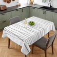 Abstract Lines Texture Table Cloth 60x84in, Waterproof Rectangle ...