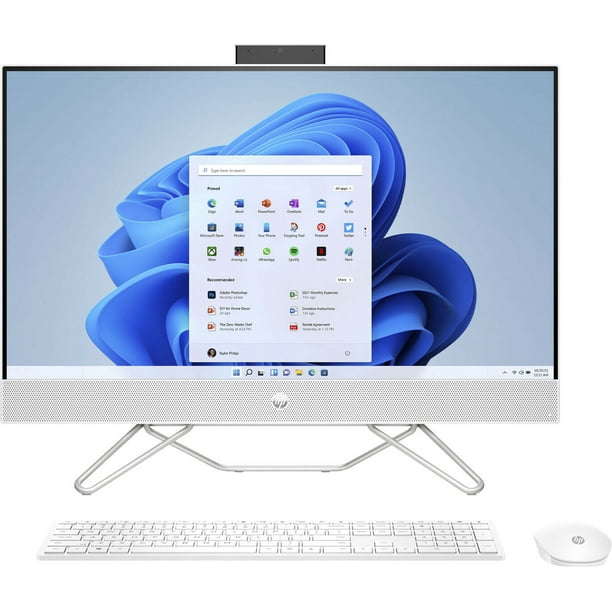 HP 27" Full HD Touchscreen All-In-One Computer, AMD Ryzen 7 5700U, 12GB ...