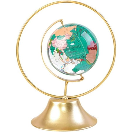 Desktop World Globe Round Earth Globes World Map Crystal Glass Ball ...