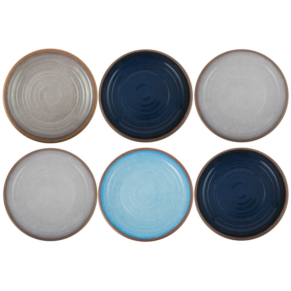 Melange 6 Piece 100 Melamine Dinner Plate Set Clay Collection